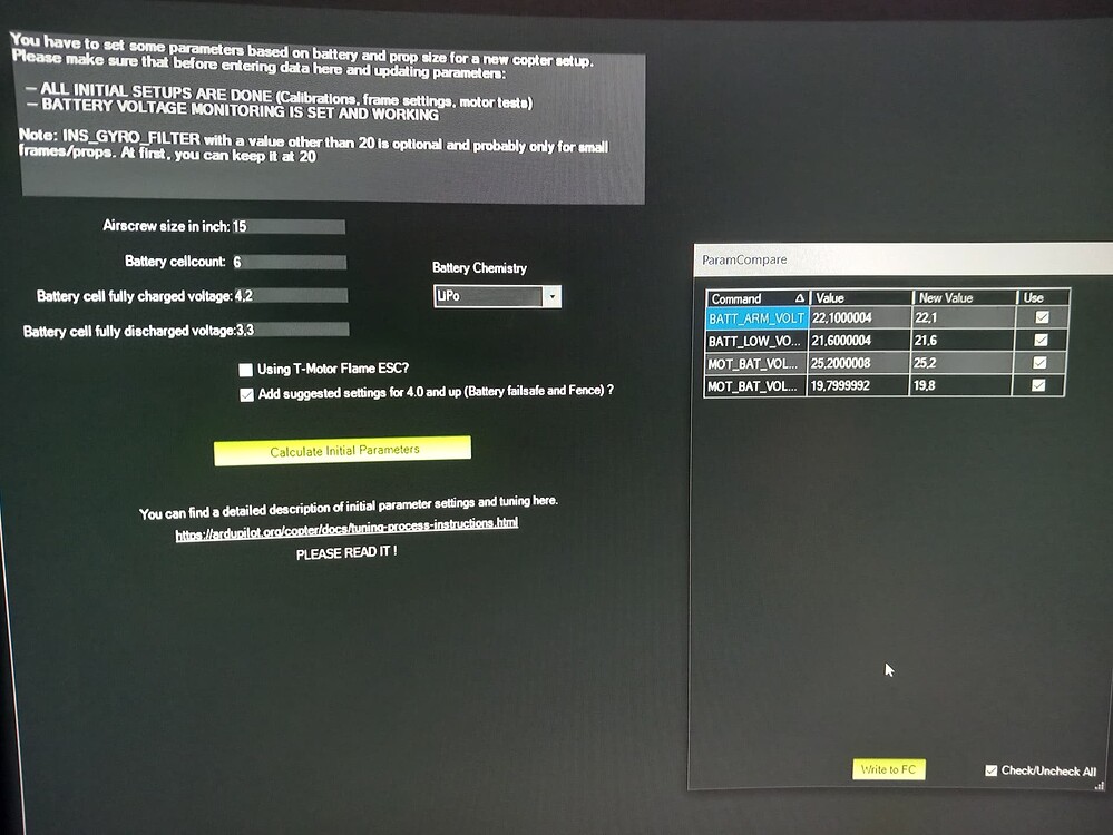Drone set up with the methodic configurator - Copter 4.5 - ArduPilot Discourse