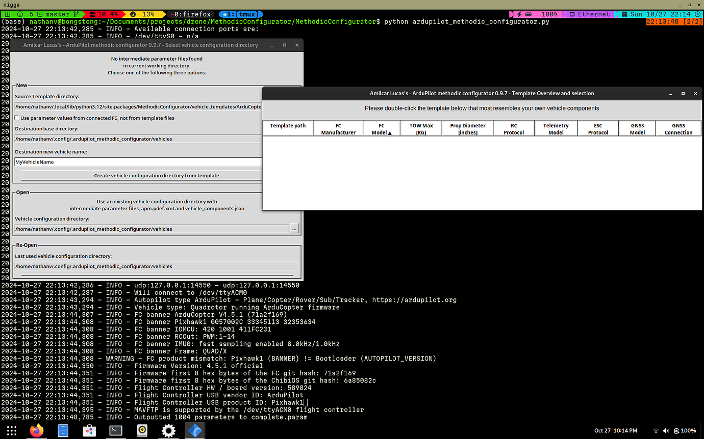 Using ardupilot methodic configurator on Linux - Copter 4.5 - ArduPilot Discourse