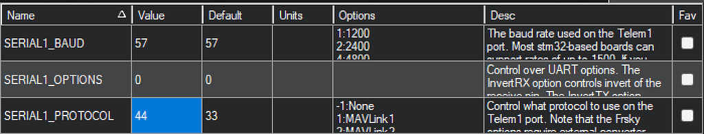 Unable to change VTX settings via IRC Tramp? - Copter 4.5 - ArduPilot ...