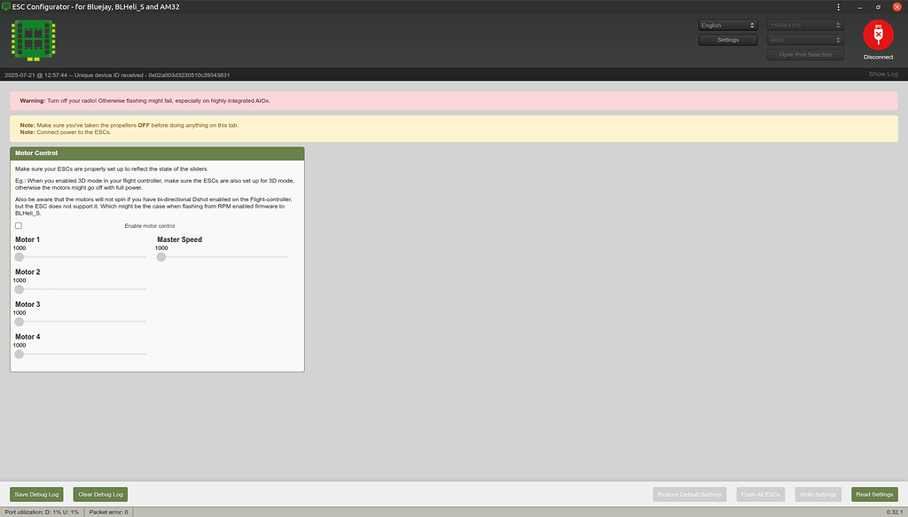Issue Configuring BLHeli_S ESC with Cube Orange & DShot (Copter 4.6 ...