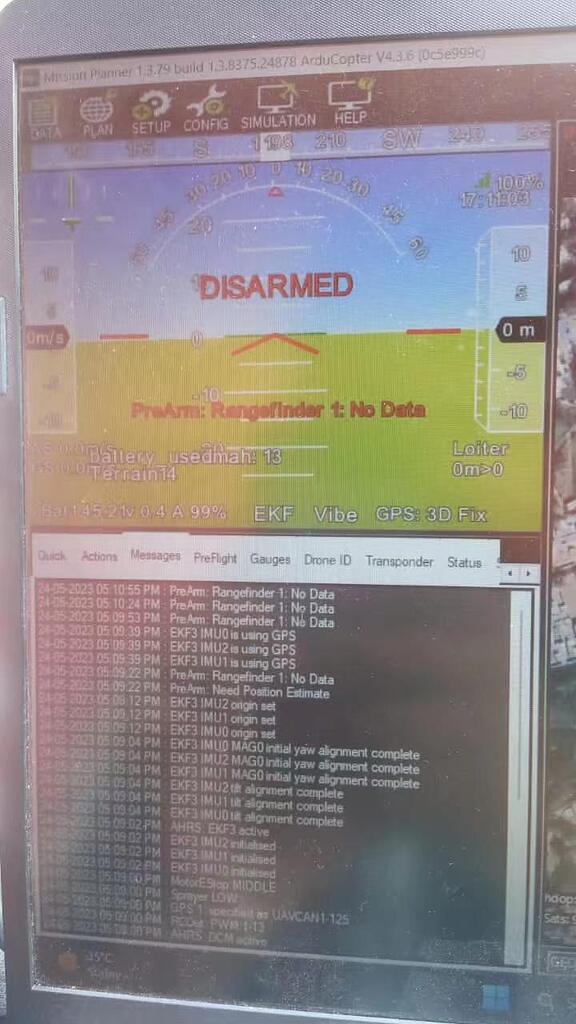 Topviewer TVA2-50 altimeter radar Problem - Copter 4.0 - ArduPilot Discourse