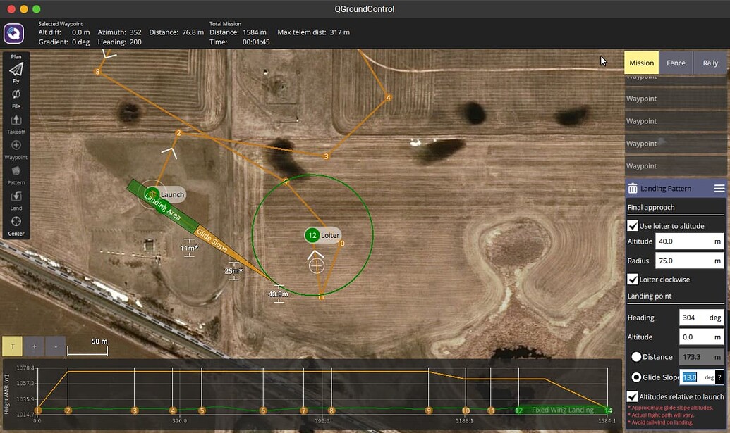 Mission for ArduPlane - QGroundControl - ArduPilot Discourse