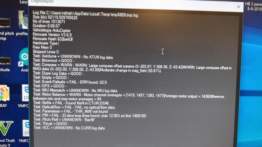 Crashed Log Analysis - Copter 3.6 - ArduPilot Discourse