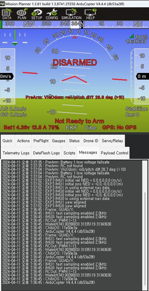 Vision positioning using T265 does not work - Copter 4.5 - ArduPilot Discourse