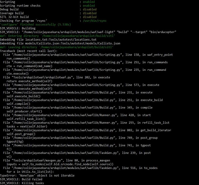 Sim_vehicle.py -w Error - Copter Simulation - ArduPilot Discourse