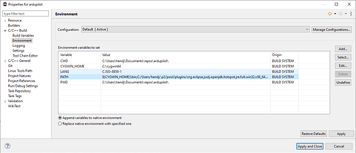 Using eclipse compile errors occur - Copter 4.1 - ArduPilot Discourse