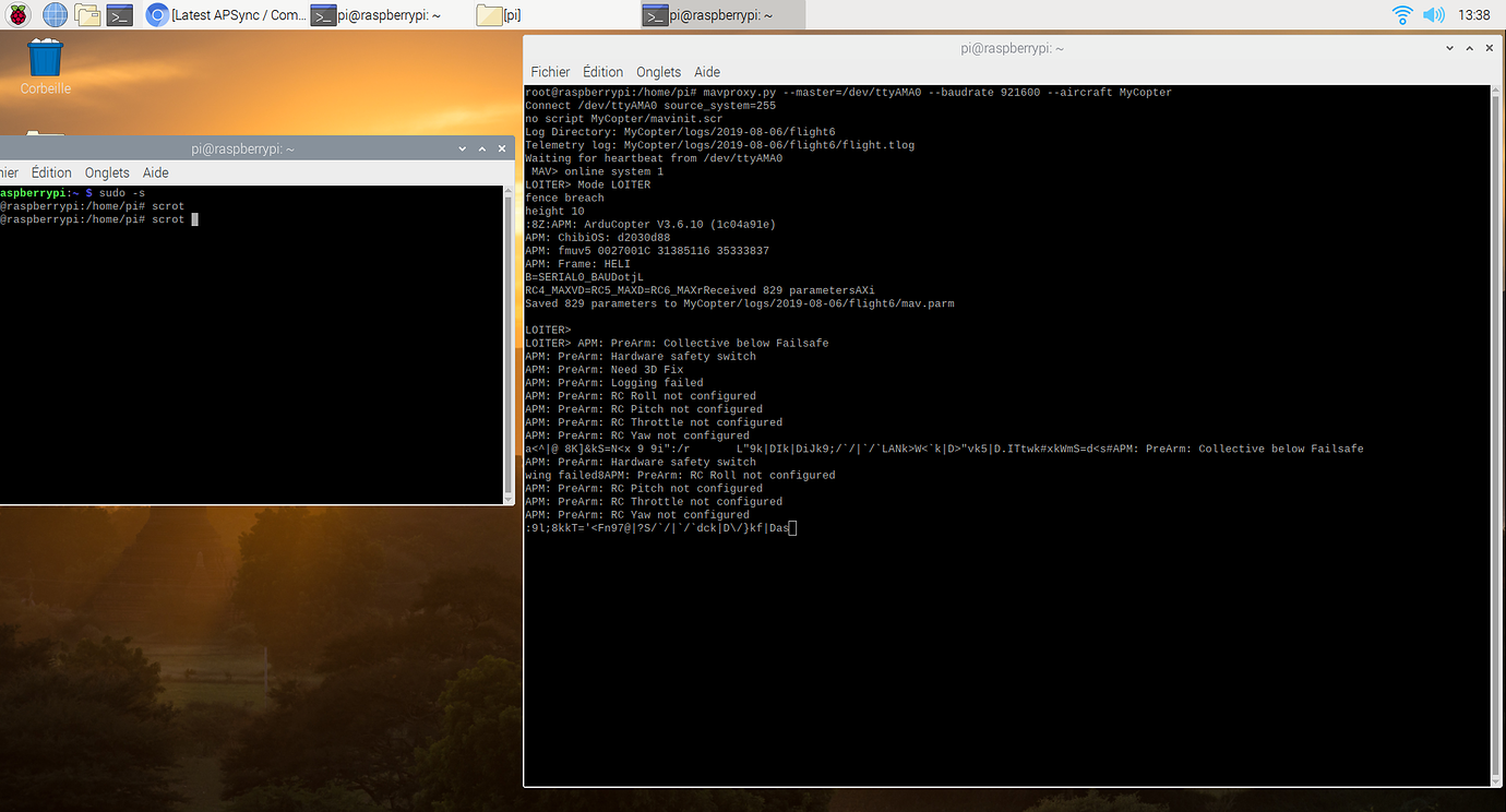 Mavproxy Issue Non Readable Message After Connexion Apsync Companion Computers Ardupilot 1147