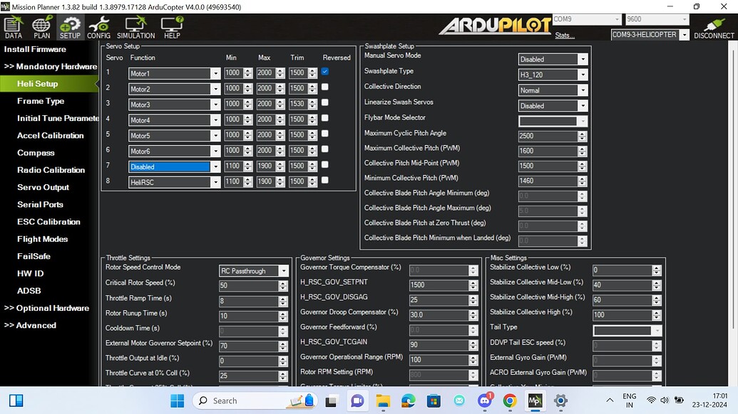 Where to connect 2nd main rotor motor in Dual Heli setup? - Traditional ...