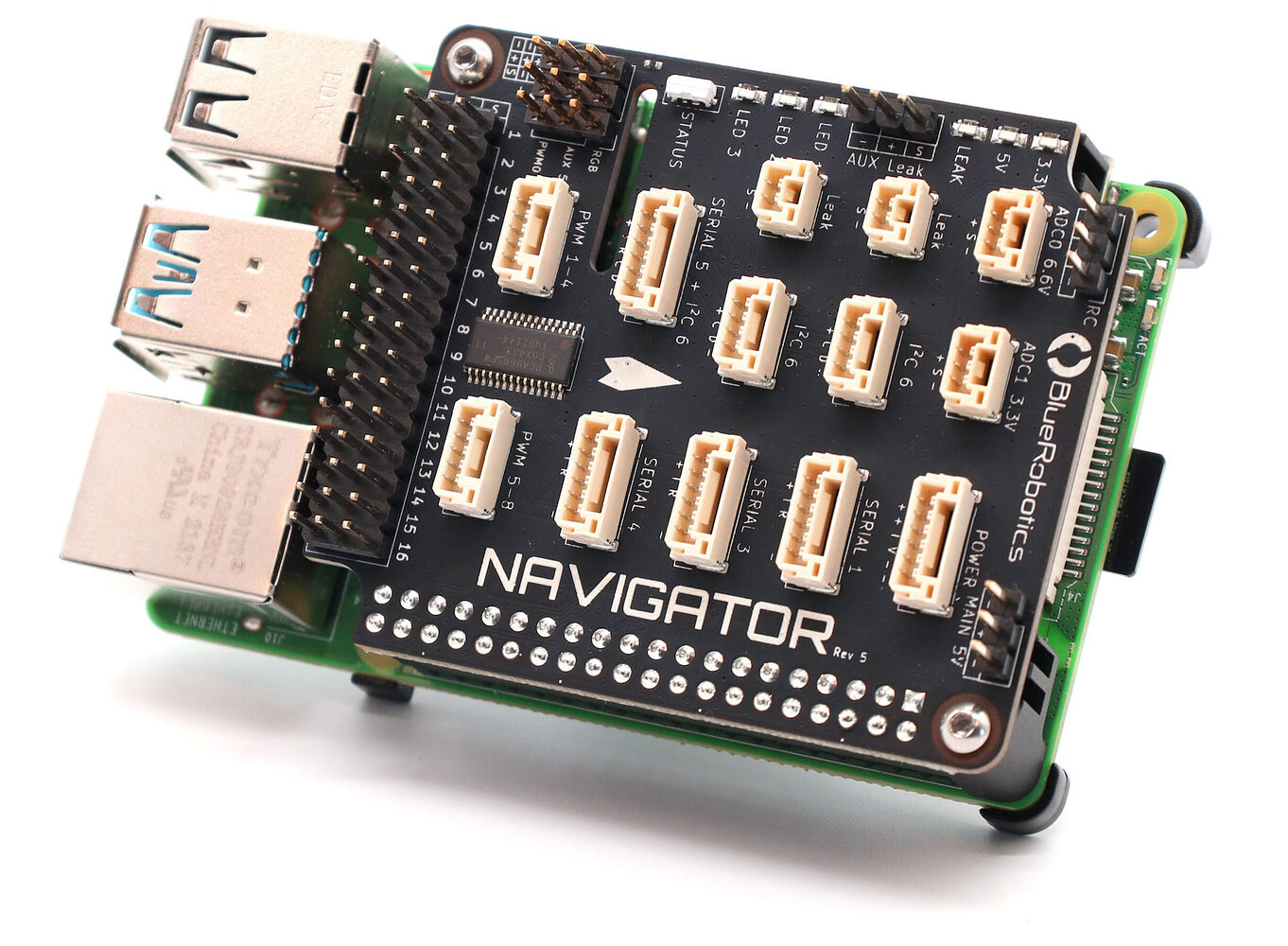 New ArduPilot flight controller: the Navigator from Blue Robotics ...