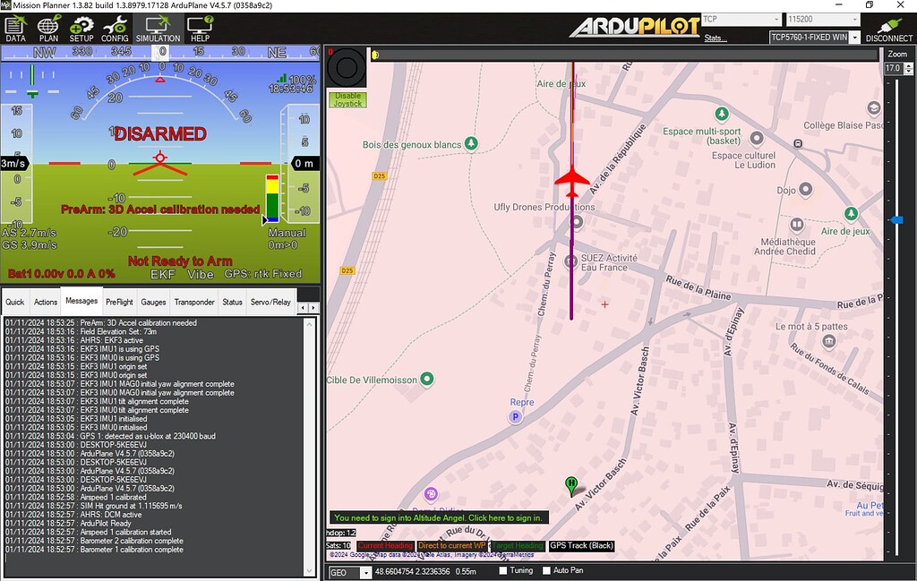 Plane start flying at launch in SITL - Plane Simulation - ArduPilot ...