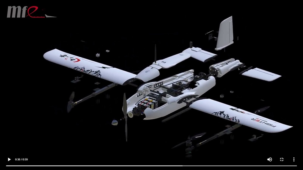 Fighter VTOL 4+1 fixed wing - VTOL Plane - ArduPilot Discourse