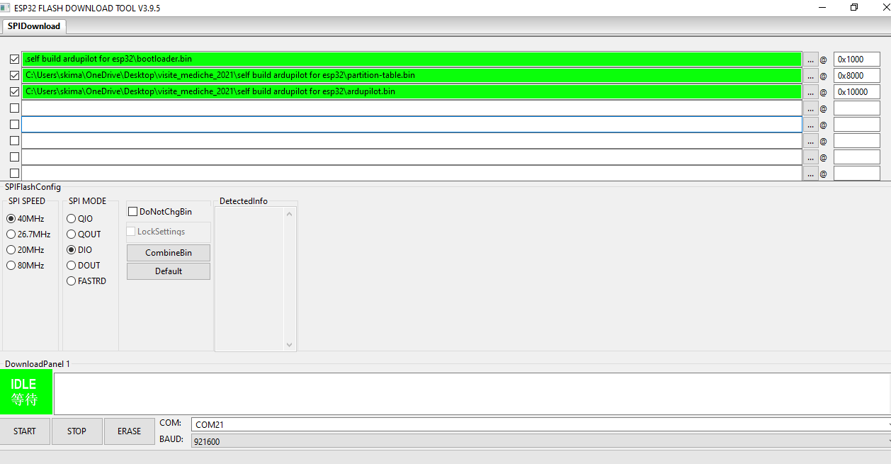 Building a mini drone use ESP32 - Copter 4.4 - ArduPilot Discourse
