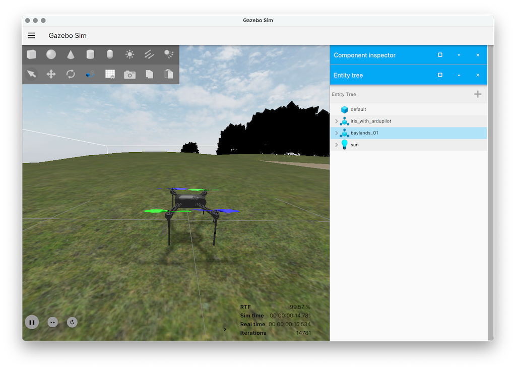 Gazebo Harmonic slow real time factor on baylands world - Copter Simulation - ArduPilot Discourse