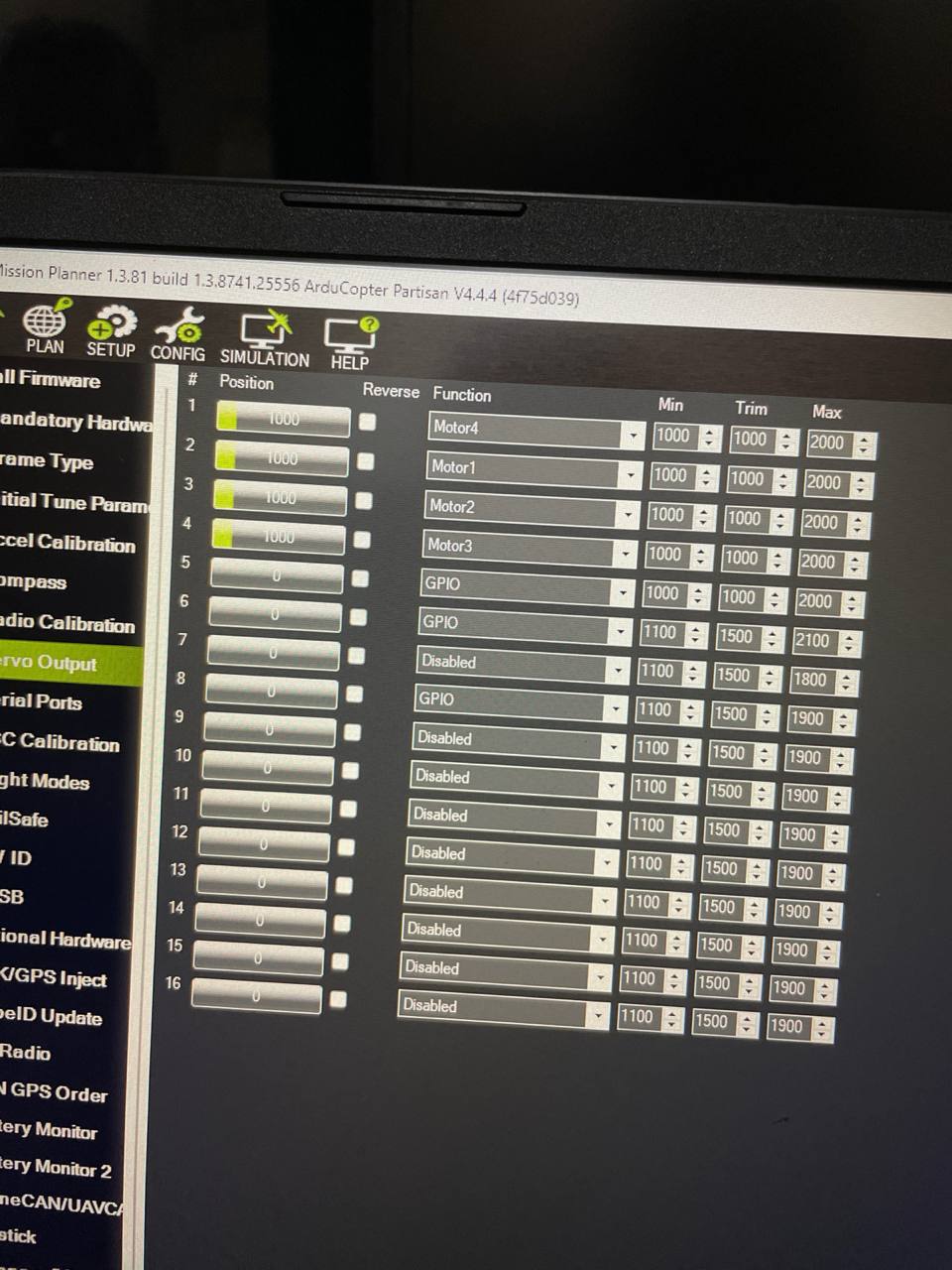 Correlation between motor oder in the docs and in the code - Copter 4.4 ...