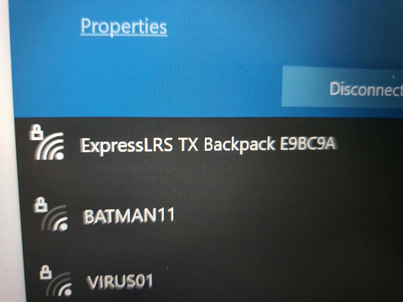 ELRS Backpack wifi connection - Radios - ArduPilot Discourse