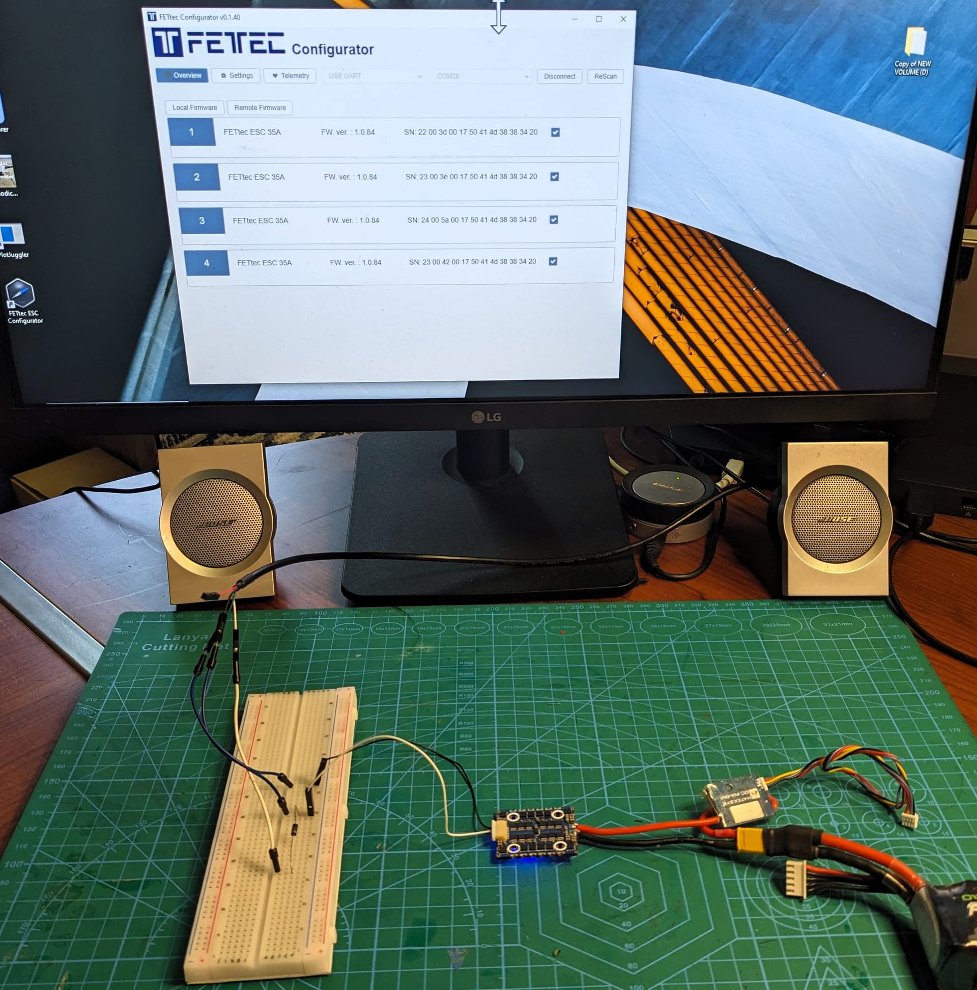FETTec OneWire ESC - getting the FETTec Configurator to work - Copter 4 ...